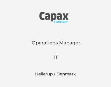 Operations Manager - Capax Recruitment