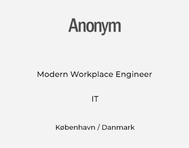 Modern Workplace Engineer - Capax Recruitment